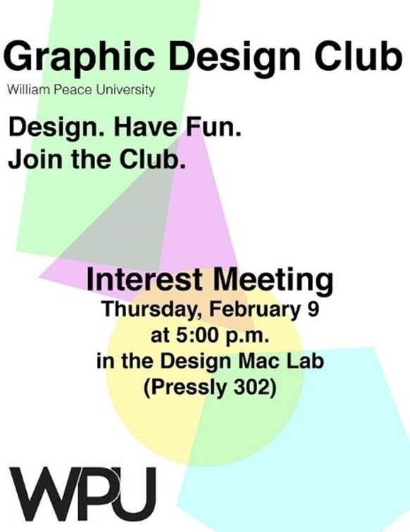 Graphic Design Club Forms at Peace – Peace Times Media